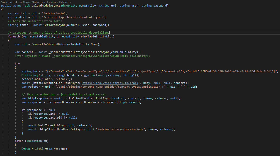 Can insert only two collection-types through http post requests ...